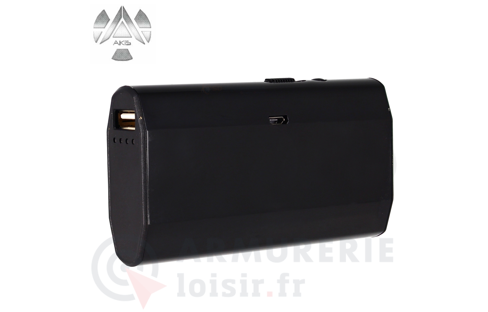 Shoker électrique lampe power bank Akis 10 000 000 Volts - Armurerie Loisir