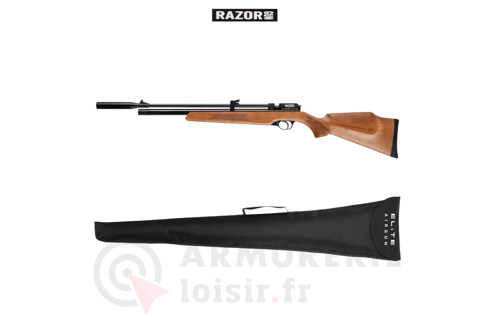 Carabine PCP Razor Gun Aero - 5,5 mm (17 Joules) - Armurerie Loisir