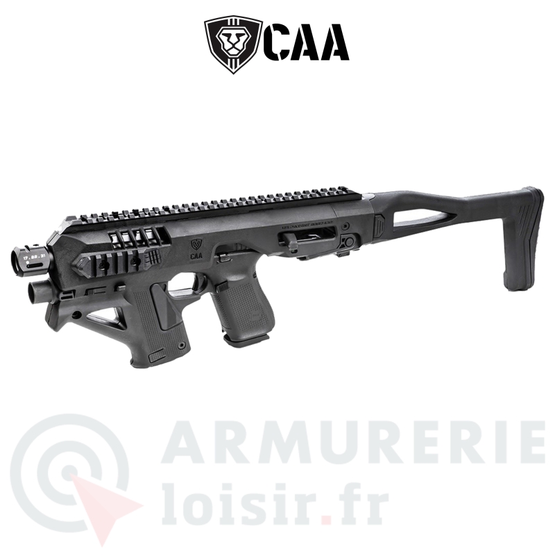 Crosse CAA Tactical Micro Roni Gen 4X Glock 17 Noir - Armurerie Loisir