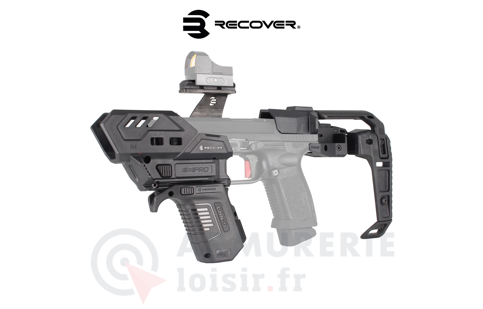 Kit Stabilisateur Recover S-PRO MGX Complet Canik - Noir - Armurerie Loisir
