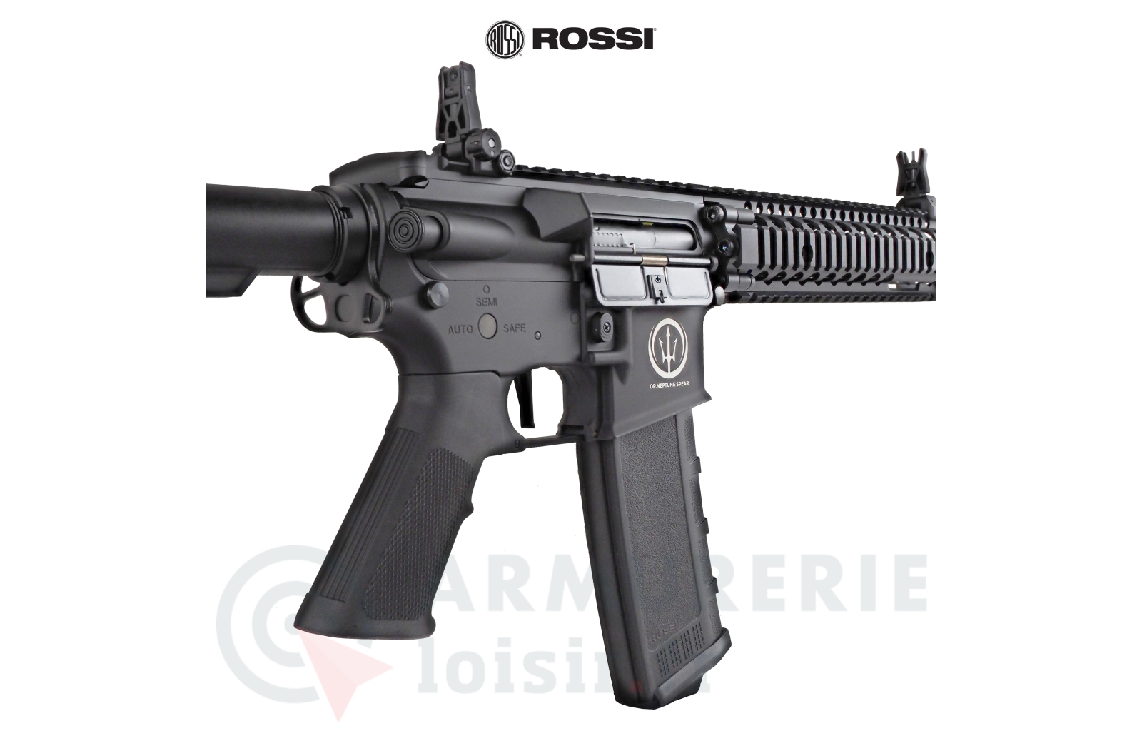 Fusil d'assaut Rossi Neptune Marsoc 9" Airsoft - 6mm - Armurerie Loisir